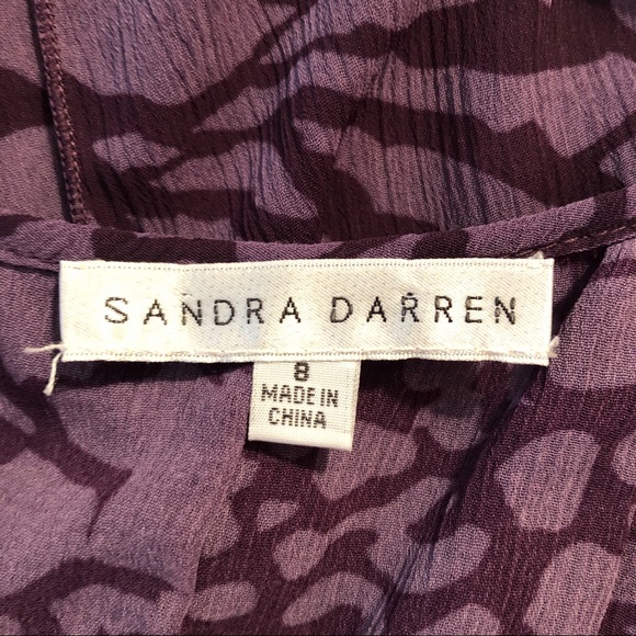 Sandra Darren | Dresses | Sandra Darren Sheer Sleeveless Dress Nwt 8 ...